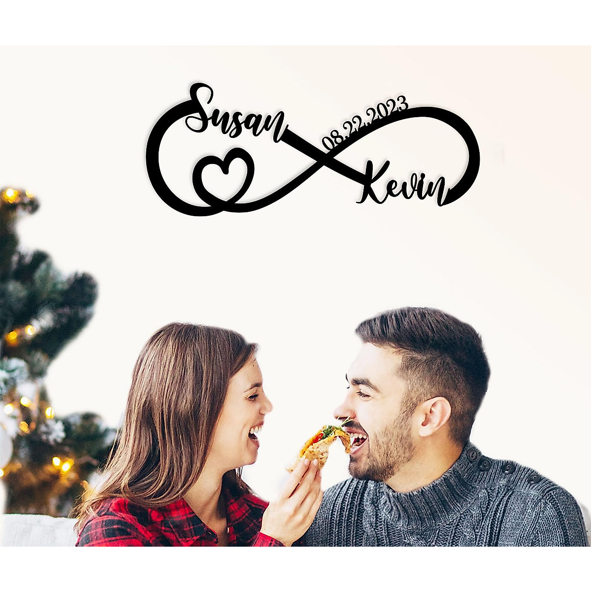 Wedding Gifts for Couples 2023, Custom Infinity Metal Sign, Infinity Heart Sign Metal Wall Decor, Personalized Infinity Metal Name Sign, Personalized Engagement Anniversary Wedding Gifts