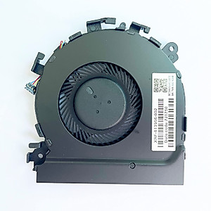 Fleshy Leaf CPU+GPU Cooling Fan Replacement for HP Spectre X360 15-CH Series (2 Fans, 15 decibels, 5 volts, 4-Pin, Plastic, Forced Air, Laptop)