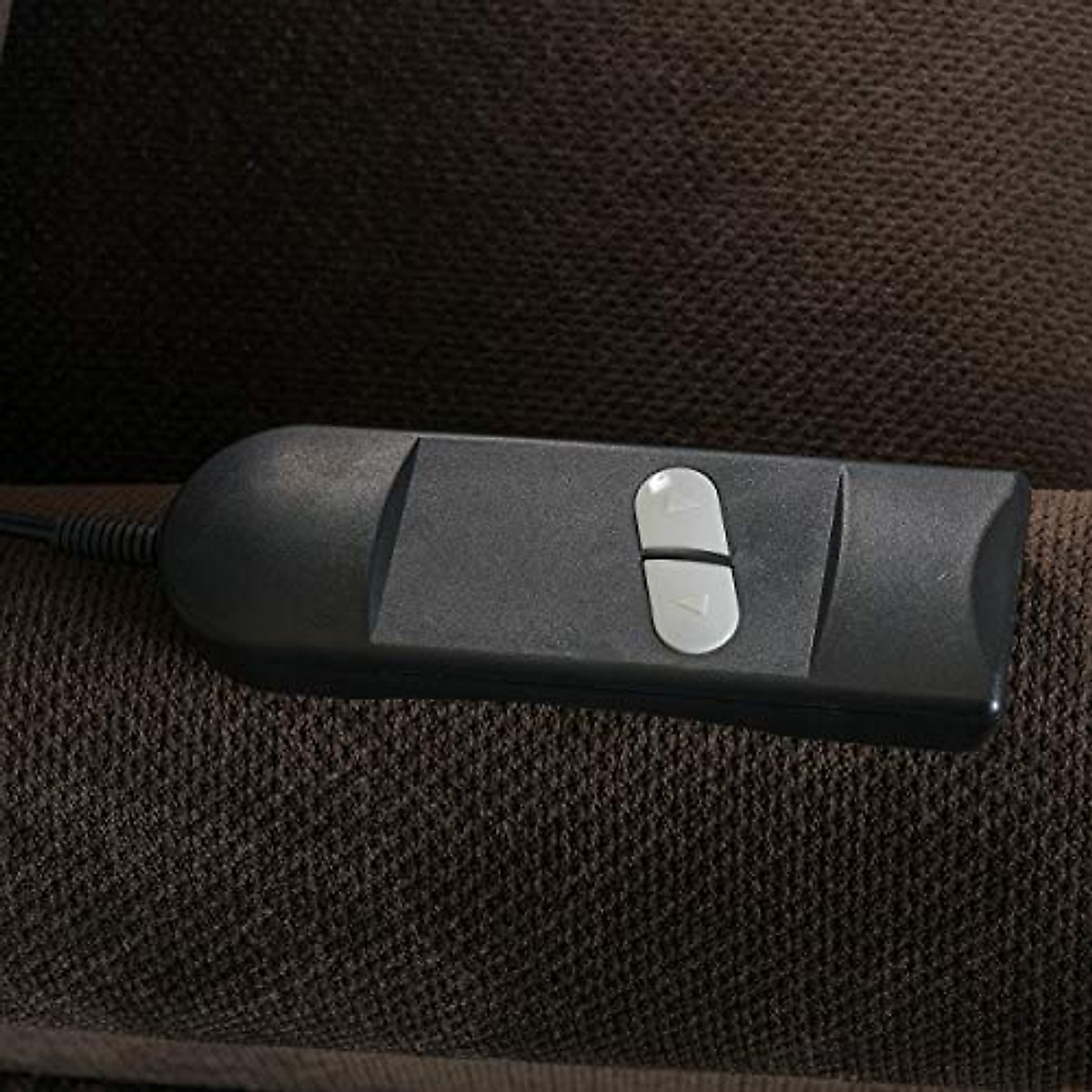 GDF Studio Alan Chocolate Fabric Lift Up Recliner Chair