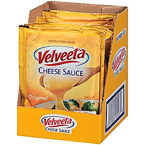 Velveeta Original Cheese Sauce Pouches (24 ct Pack, 4 Boxes of 6 Pouches)