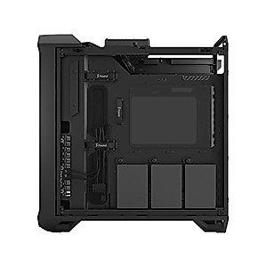 Fractal Design Torrent Compact Black - Dark Tint Tempered Glass Side Panels - Open Grille for Maximum air Intake - Two 180mm PWM Fans Included - Type C - ATX Airflow Mid Tower PC Gaming Case