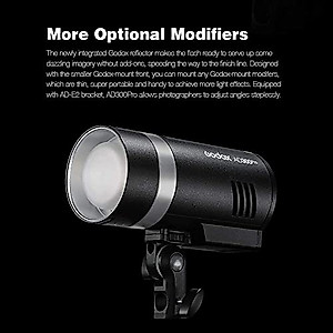 Godox Flash Strobe AD300 Pro AD300Pro Outdoor Studio Monolight 300w Photographic Lighting for Canon Sony Nikon Fuji Olympus Panasonic Camera 2.4G TTL 1/8000 HSS Flash, 0.01-1.5s Recycle Time