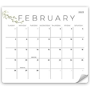 Beautiful Magnetic 2023 Fridge Calendar - Beautiful Monthly Greenery Calendar for Easy Planning - The Perfect Refrigerator Calendar To Stay on Track With Your Appointments