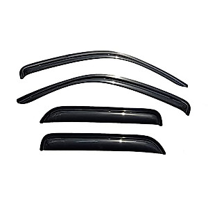 4pcs Side Window Deflector Window Visors Out-Channel Style for Ford Escape 01-12 for Mazda Tribute 08-11 for Mercury Mariner 05-11 Sun Rain Guard