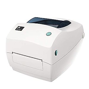 ZEBRA GC420t Thermal Transfer Desktop Printer Print Width of 4 in USB Serial and Parallel Port Connectivity GC420-100510-000