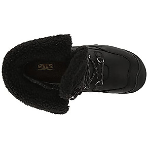 KEEN Women's Betty Boot Short Waterproof Insulated Ankle, Black/Black, 9