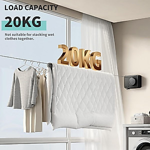 Retractable Clothesline Indoor Wall Mounted Clothes Drying Line Stainless Steel Extendable Laundry Line for Indoor Bathroom Balcony 4.2m One-Line