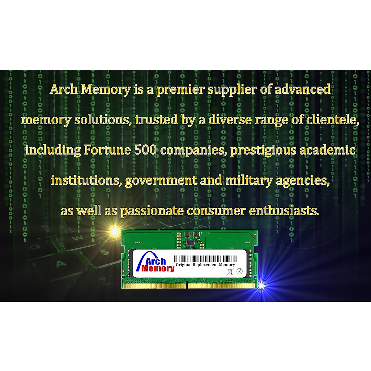 Arch Memory Replacement for D4RD-2666-16G 16GB 288-Pin DDR4 2666MHz ECC RDIMM RAM for Synology NAS Systems