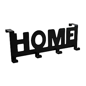 Dependable Industries inc. Essentials Home Over Door Hanger Hook Key Holder Hanging Clothes Coat Bag Robe Towel Bathroom Closet Back of Door Hanger Dog Leash Hanger