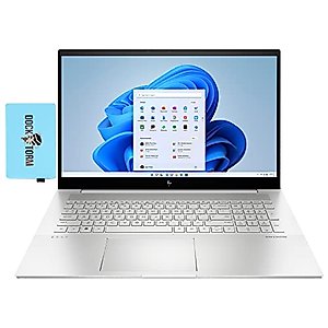 HP 2023 Newest Envy 17t-cr0000 17.3" 4K Ultra HD Laptop 12th Gen (Intel i7-1260P 12-Core, 64GB RAM, 2TB PCIe SSD, Intel Iris Xe, 2 Thunderbolt 4, WiFi 6E, BT 5.3, Backlit KB, Win 11 Pro) w/Hub