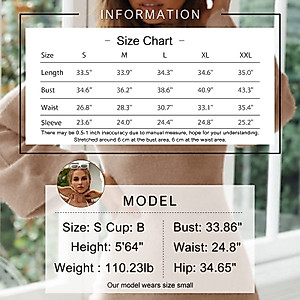 EXLURA Women's Mock Neck Ribbed Long Sleeve Bodycon Pullover Cute Mini Sweater Dress Apricot