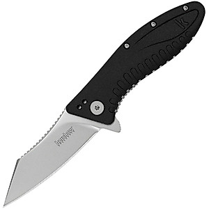 Kershaw Grinder Assisted Opening Flipper Knife (3.25" Bead Blast) 1319