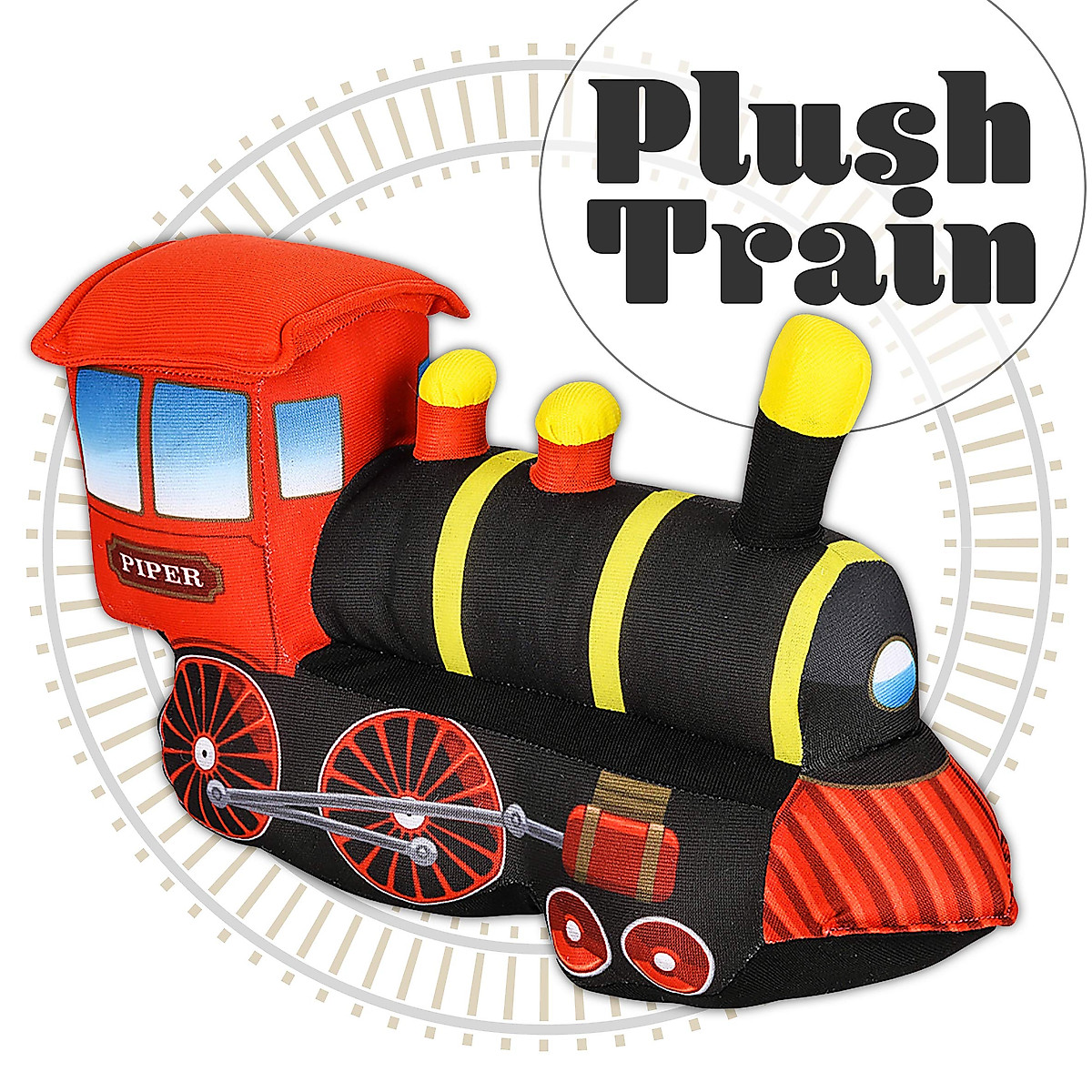 11” Plush Train For Kids – Adorable Stuffed Train Pillow Toy – Perfect For Kids To Cuddle Or Use As Nursery Room Décor – Great Addition To Locomotive Train Themed Rooms & Parties | Ages 3+