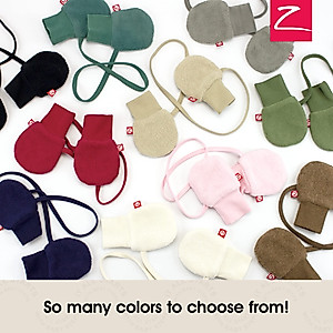 Zutano Unisex Baby Cozie Lined Mitten, Cream, One Size