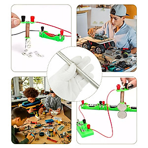 JECROISTOI Soft Iron Rod - 0.47" Diameter x 6''L, 2 PCS Iron Rods, Ideal Core for Making Electromagnets