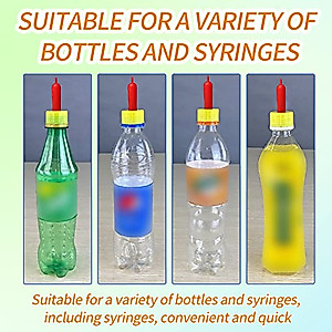 8 Pack Goat Nipple Bottles - Nipple for Feeding Goats - Soft Rubber Pacifier for Nursing Lambs and Goat Kids - Essential Supplies for Feeding Goats - The Miracle Nipple Bottle Pops Included