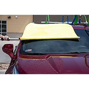 ShamWow ShamPow Quick Car Dry Chamois Shammy Microfiber Cloth Towel – Dry Your Entire Car in Less Than 60 Seconds – No Water Spots – Doesn’t Scratch & Helps Prevents Rust Spots - Super Absorbent