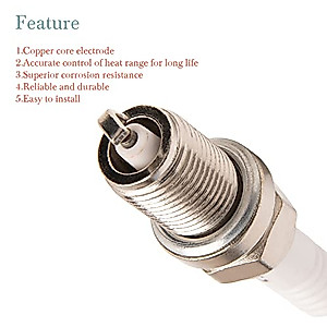 RC12YC Spark Plug for RC12YC Compatible with Briggs & Stratton 491055 491055S 491055T 72347GS 72347 805015 M78543 for Kohler 12 132 02, 12 132 02-S, 25 132 12-S (Pack of 10)