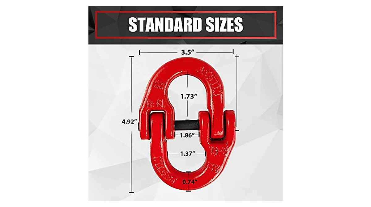 VIAGL Heavy Duty G80 Hammerlock Coupling Link 12,000 lbs | Safe Trailer ...