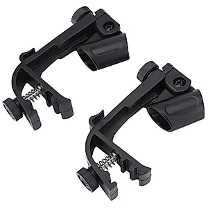 Drum Rim Clamp, 2 Pcs Adjustable Drum Mount Microphone Holder Mic Clip Instrument Accessory