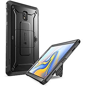 SUPCASE Full-body Rugged Case for Galaxy Tab A 10.5 with Built-In Screen Protector Kickstand Hybrid Case for Samsung Galaxy Tab A 10.5 (SM-T590/T595/T597) 2018 Release- Unicorn Beetle Pro (Black)