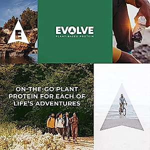 Evolve Plant Based Protein Shake, Café Mocha, 20g Vegan Protein, Dairy Free, No Artificial Sweeteners, Non-GMO, 10g Fiber, 11oz, (12 Pack) (Formula May Vary)