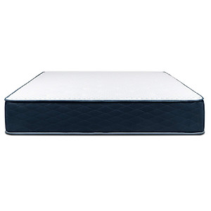 DREAMFOAM Arctic Dreams 10" Hybrid Cooling Gel Mattress with Quick Response Gel Infused Memory Foam, Made in The USA, Queen