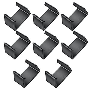 Auzfy 8 PCS Outdoor Furniture Clips, Wicker Sectional Patio Furniture Clips, Wicker Furniture Clamps Connectors, Connect Sectional Patio Couch Furniture