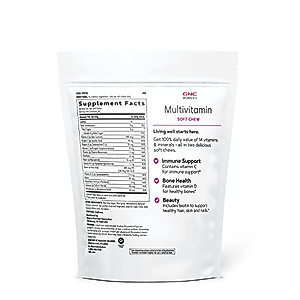 GNC Womens Multivitamin Soft Chew - Mixed Fruit