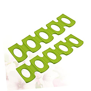 HONMEET 2pcs Soda Can Organizer for Refrigerator Desktop Organizer Shelf Silicone Water Bottle Beverage Storage Shelfs Drink Organizer Mat Can Storage Rack Stand Beer Bracket Wine