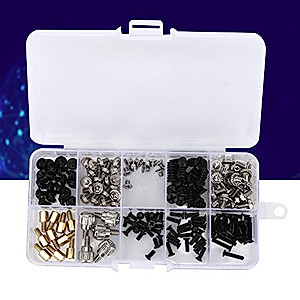 Computer Screws & Standoffs Set, 165Pcs Boxed Desktop Case Mounting Screw Set, Desktop Computer Screws, Good Resistance, for Ship Assembly