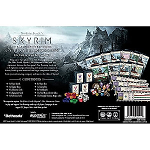 The Elder Scrolls V: Skyrim – The Adventure Game 5-8 Player Expansion | Strategy Board Game for Adults | Ages 14+ | 1-8 Players | Avg. Playtime 60-120 Minutes | Made by Modiphius Entertainment