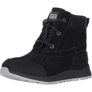 UGG Kids' Turlock Wp Boot, Black, 6 M US Big Kid
