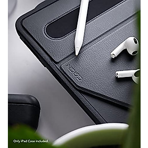 ZUGU CASE for iPad Air Gen 4 & 5 10.9 Inch (2020/2022) - Protective, Ultra Thin, Magnetic Stand, Sleep/Wake Cover - Black