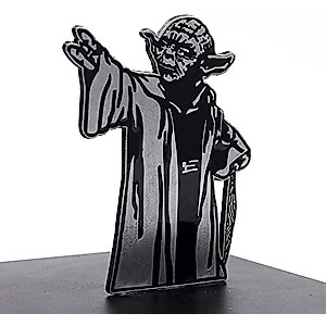 Master Yoda Force Metal Bookend, Double-Sided Printing Yoda Pattern, Creative Gift for Star War Lovers