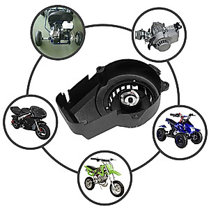 FVRITO Pull Start Recoil Starter Assembly Replacement for 2 Stroke Engine 47cc 49cc 50cc SYX Moto Holeshot Mototec SSR SX50 Coolster QG50 Xpro Hawk Mini Pocket Dirt Bike Kids ATV Quad 4 Wheeler Parts