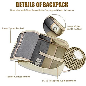 G-FAVOR Laptop Backpack for Women, Water Resistant Lightweight Computer Backpack Travel Work Bags Daypack, Fits 14-15.6 inch Laptop Bag