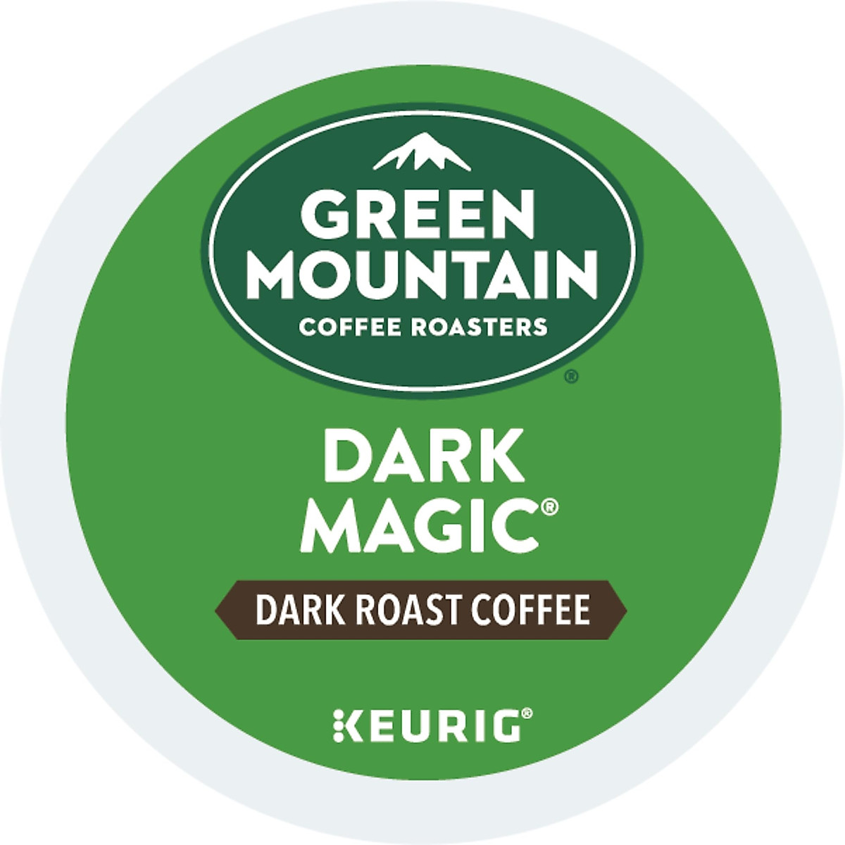 Green Mountain Coffee Roasters Dark Magic, Single-Serve Keurig K-Cup Pods, Dark Roast Coffee Pods, 12 Count (Pack of 6)