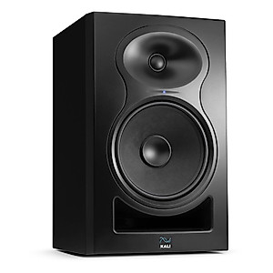 Kali Audio LP-8V2 8” Powered Studio Monitor - 100W Speaker System with Boundary Compensation EQ Settings - for Mixing, Recording, Audio Production - XLR, TRS, RCA Input Ports - Single, Black