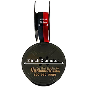 Royal Quiet Deluxe Twin Spool Combo Pack Typewriter Ribbon - 2 Pack