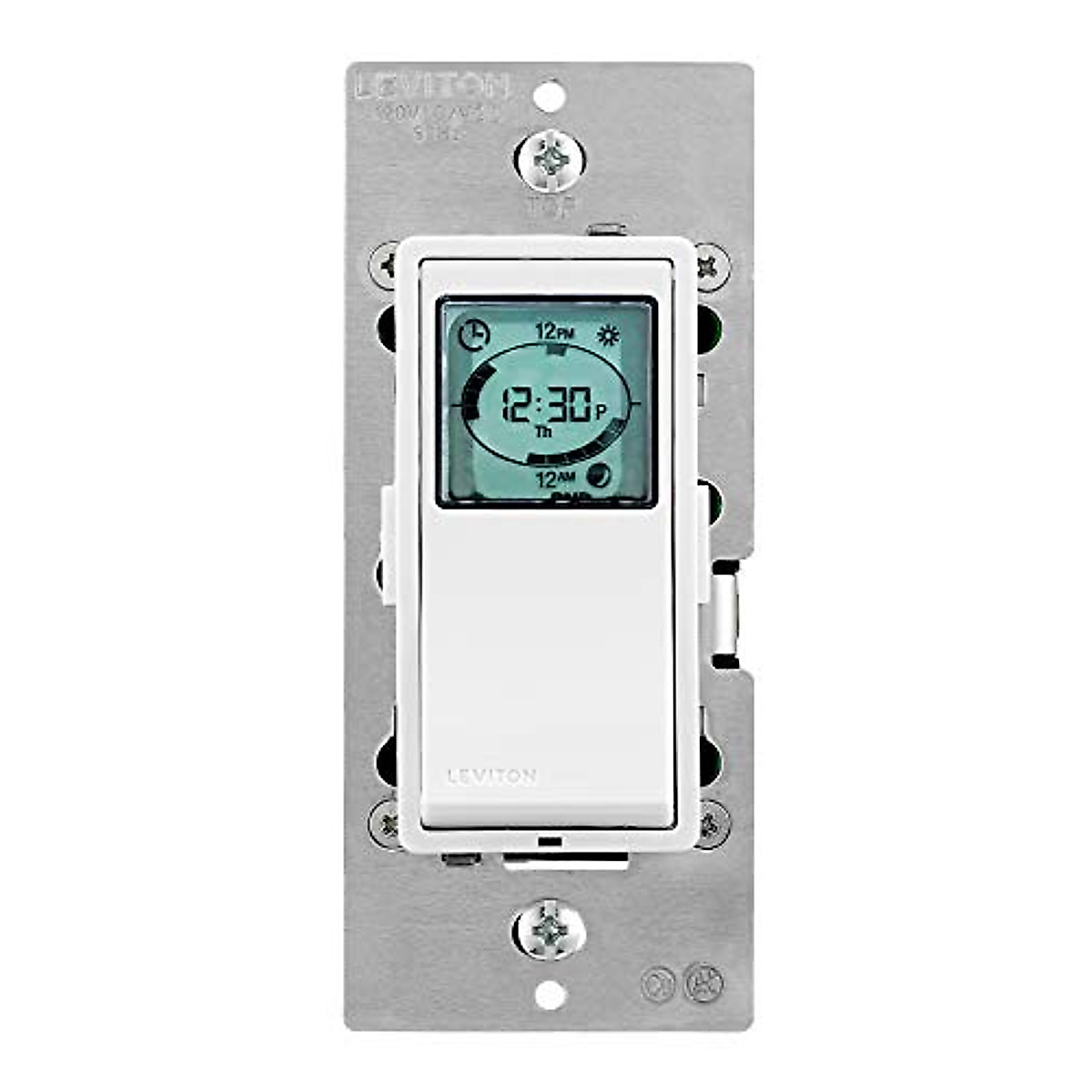 Leviton VPT24-1PZ Vizia 24-Hour Programmable Indoor Timer with Astronomical Clock