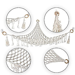 Stuffed Animal Hammock，Toy Net Hammock for Stuffed Animals is Suitable Kids or Childrens Bedroom Room Wall Storage Organizer or Décor (Small)