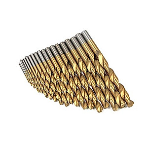Quluxe 1.0 to 10mm Cobalt Steel Twist Drill Bits Heat Resistant Metal Drill Bits for Wood, Aluminum, Plastic, Iron Sheet (Set of 19 Pcs)
