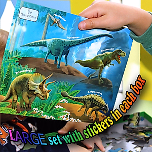 Planet of The Dinosaurs Jigsaw Puzzles for Kids Ages 4-8 | Fun & Entertaining Toys for Children | Epic Educational Birthday for Boys & Girls