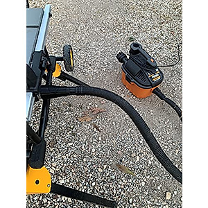 B3D Table Saw Vacuum Adapter Dust Collection Shop Vac Attachment Construction