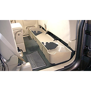 DU-HA Under Seat Storage Fits 07-13 Chevrolet/GMC Silverado/Sierra Extended Cab, Dk Gray, Part #10045