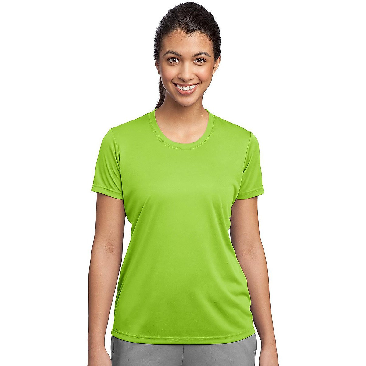 SPORT-TEK Women's PosiCharge Competitor Tee S Lime Shock