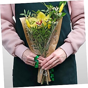 EXCEART 150 Pcs Packing Bag Single Flower Wrapping Bags Florist Wrapping Bag Bouquets Wrap Bags Floral Bouquet Gift Packaging Flower Arrangement Bag Wedding Vintage Paper Birthday Present