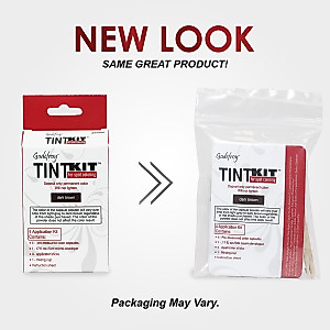 Godefroy Hair Color Kit for Spot Coloring, Covers Up Gray Hairs, Dark Brown, 4-Application Kit, Pack of 1