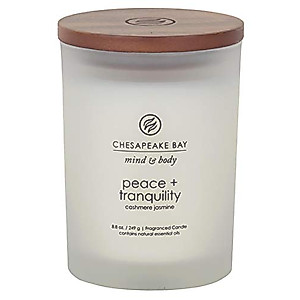 Chesapeake Bay Candle Scented Candles, Peace + Tranquility & Balance + Harmony, Medium (2-Pack)